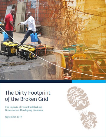 The Dirty Footprint of the Broken Grid