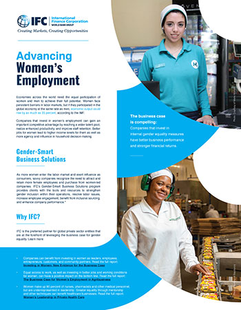 Advancing Women's Employment